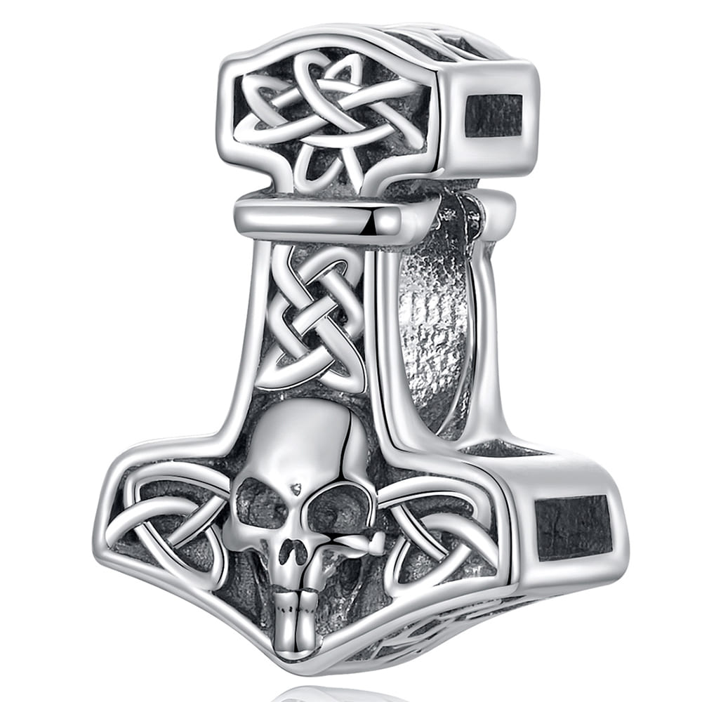 Solid 925 Signature Silver Pirate's Missing Anchor Charm - 925 ...